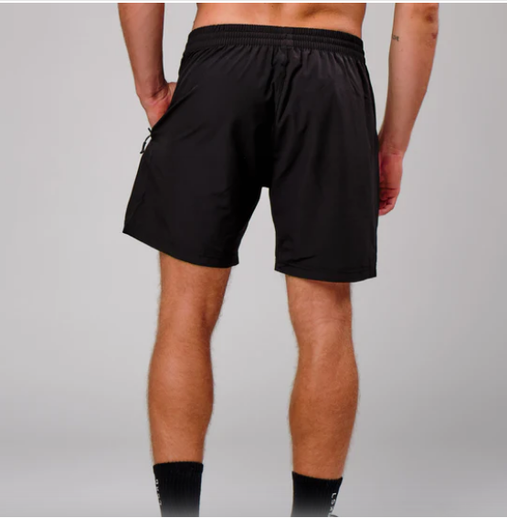 Rep 7" Performance Short (Black-White) – Turf Games